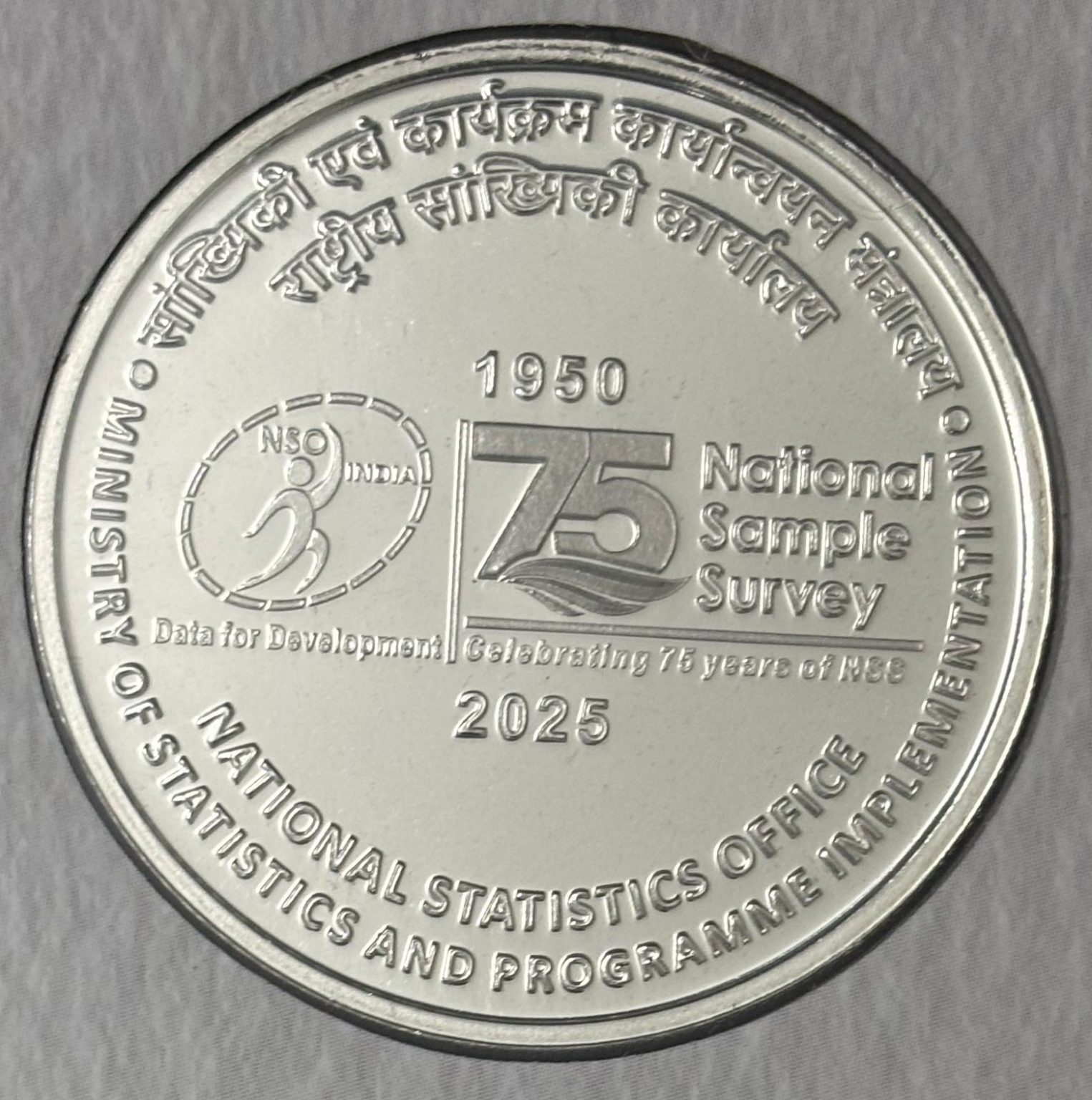 PROOF – 75TH ANNIVERSARY OF THE NATIONAL SAMPLE SURVEY (FOLDER) – India ...
